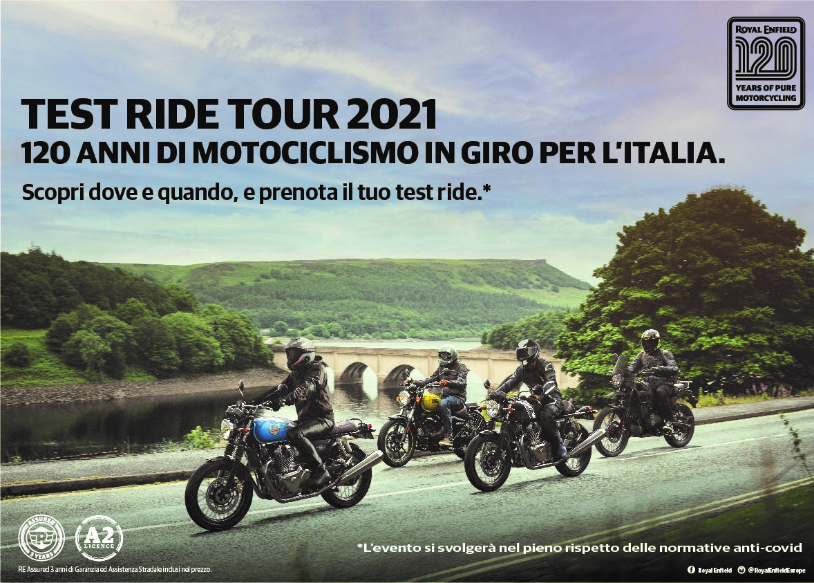 Prenotazioni Test Ride Tour RE